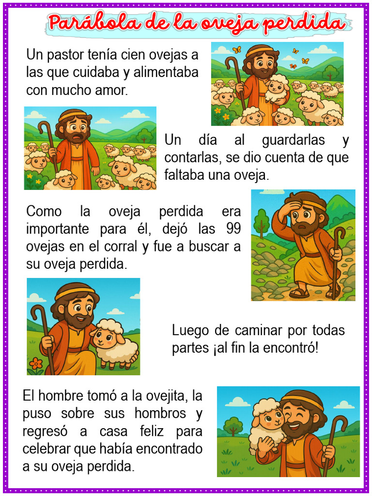 Ovejas del pastor en la parábola | PDF