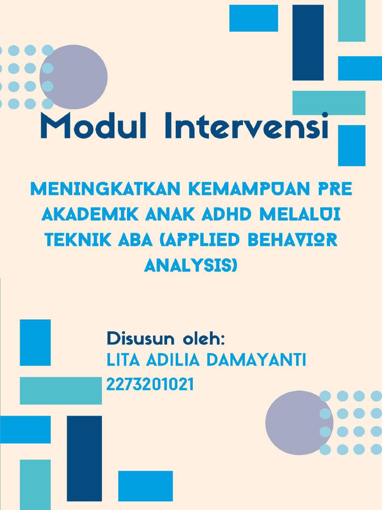 Modul Intervensi ADHD | PDF
