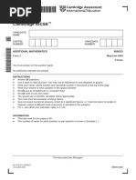 Pure Mathematics 1 Exam Paper 9709/12 | PDF | Mathematics