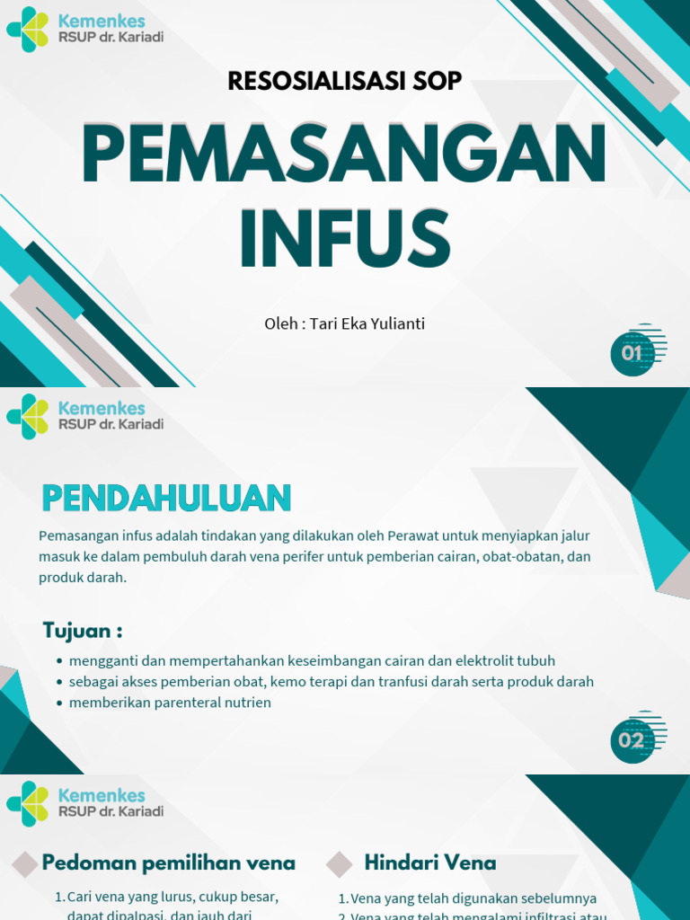 Panduan Pemasangan Infus untuk Perawat | PDF
