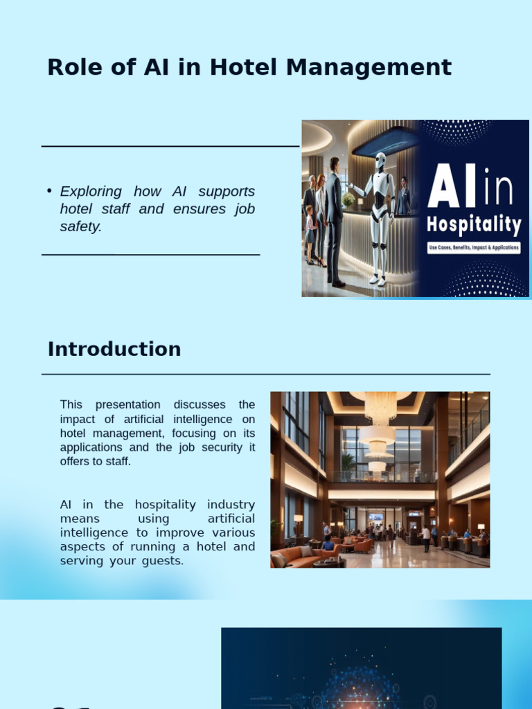 AI's Impact on Hotel Management | PDF | Artificial Intelligence ...