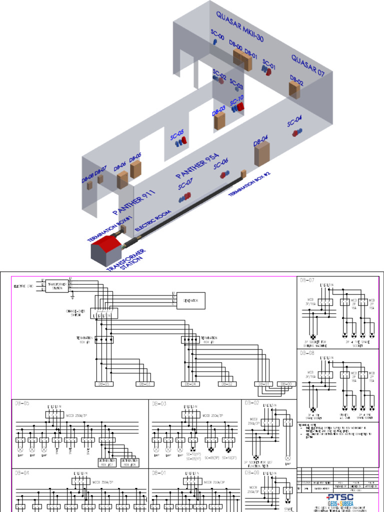 WS - Electrical Distribution Block Diagram | PDF