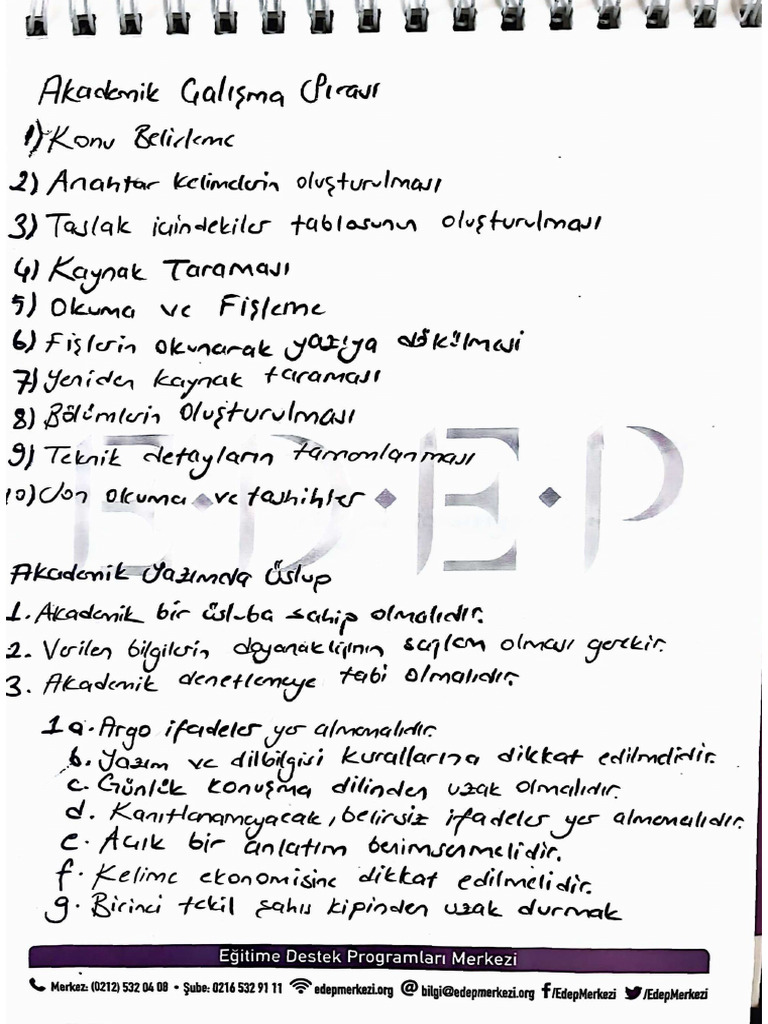 Bilimsel Etik Dersi Vize Not | PDF