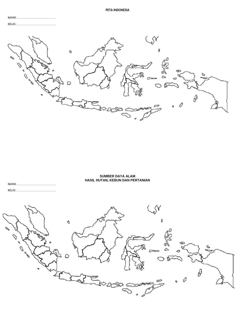 Peta Sumber Daya Alam Indonesia | PDF