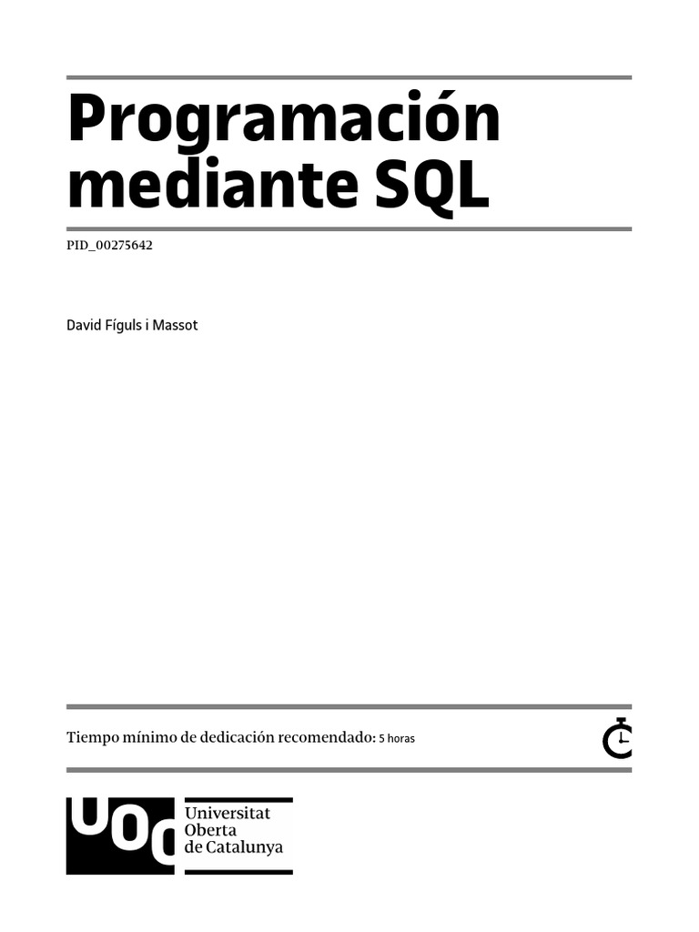 Programación Mediante SQL | PDF | Active X Data Objects | SQL