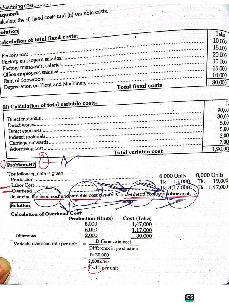 Mi Cost Sheet | PDF