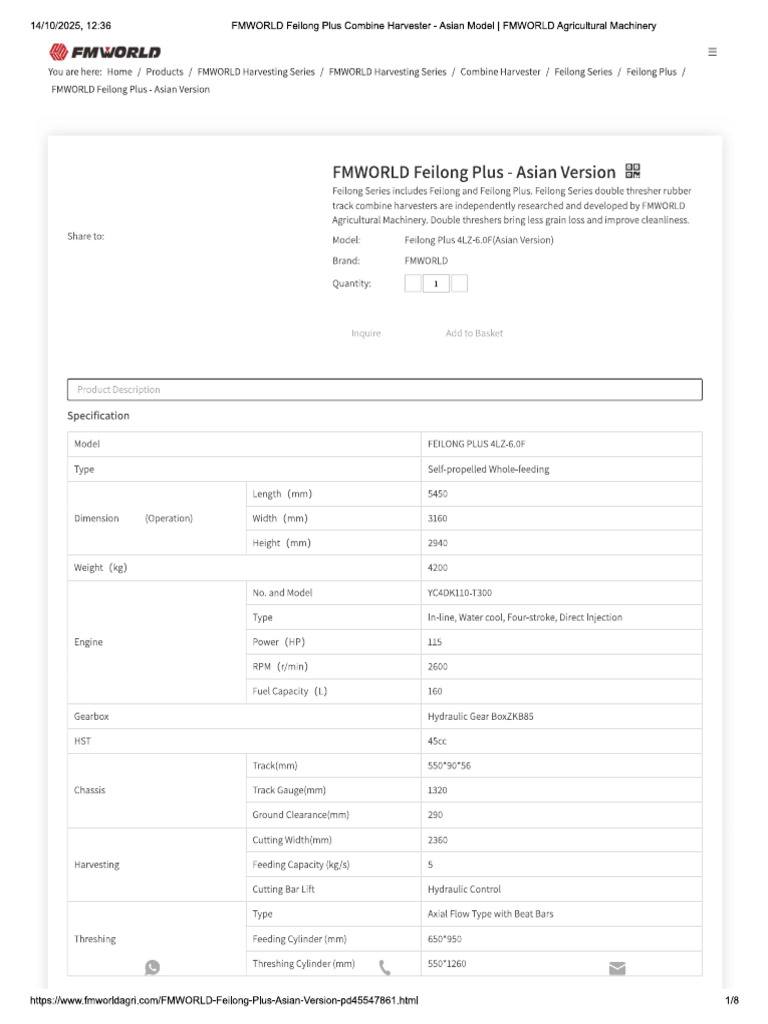 1.feilong Plus 4LZ-6.0F (Asian Version) | PDF