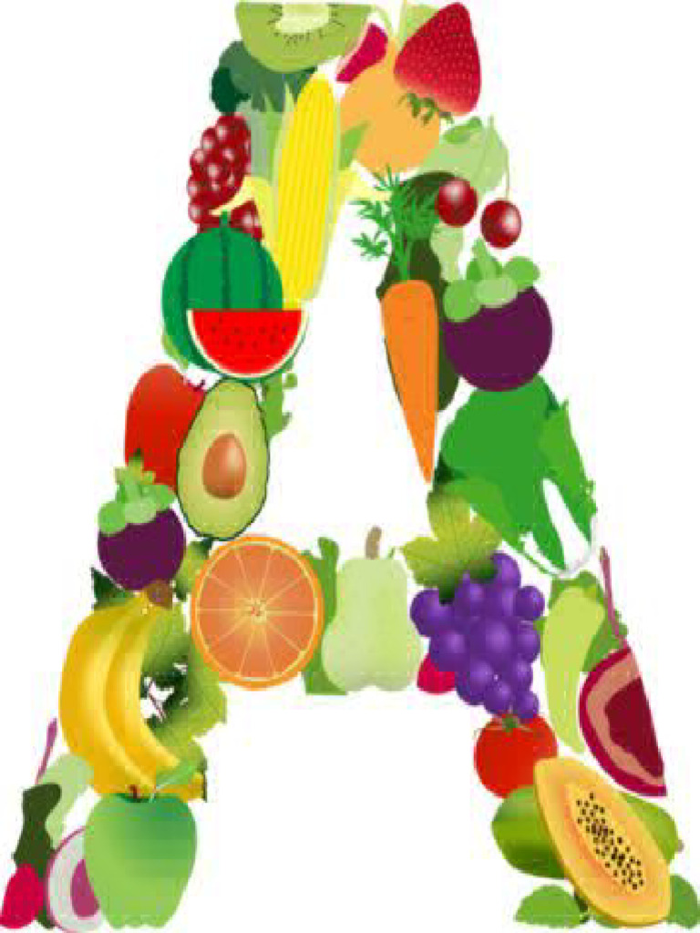 Letras Alimentación Saludable Luzr. | PDF