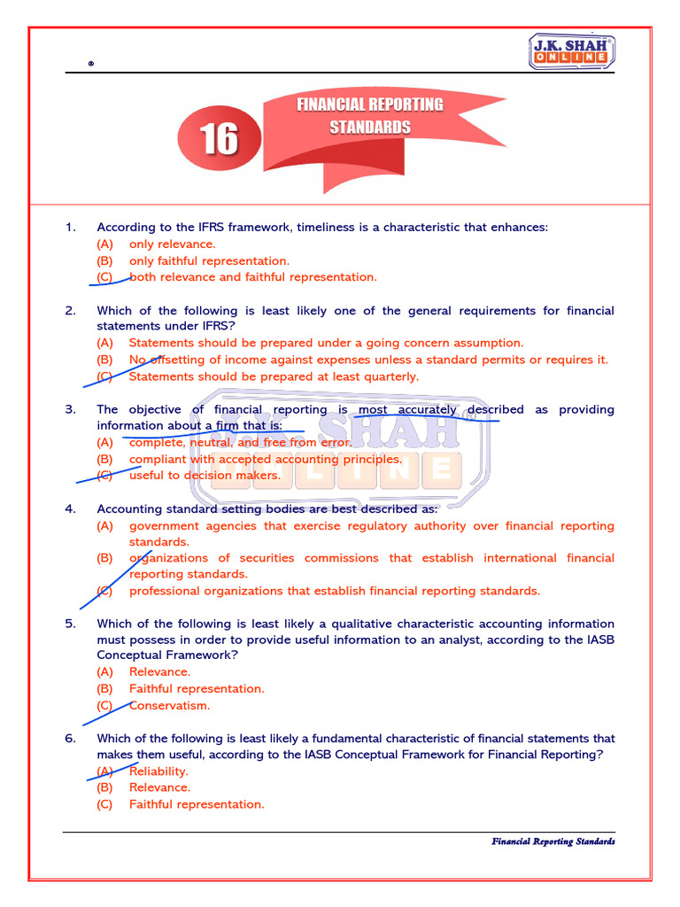 IFRS Financial Reporting Standards Guide | PDF | International ...