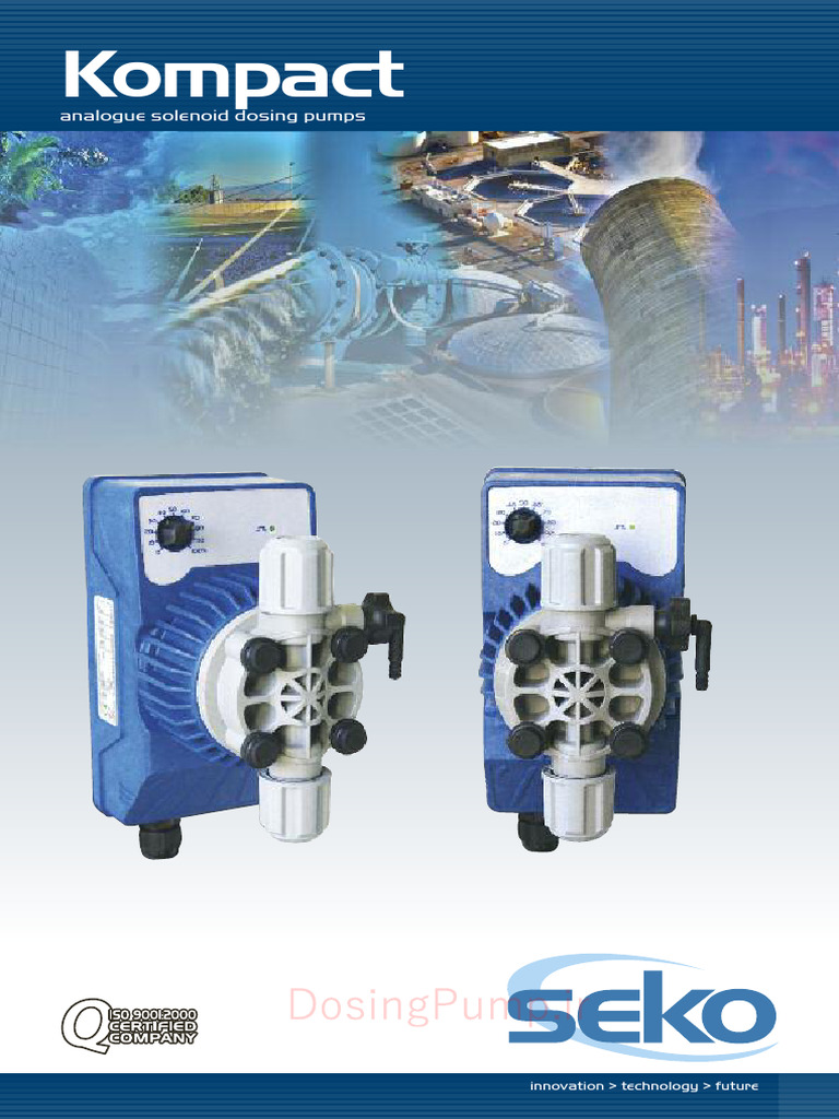 SEKO-Kompact Dosing Pump | PDF | Pump | Valve