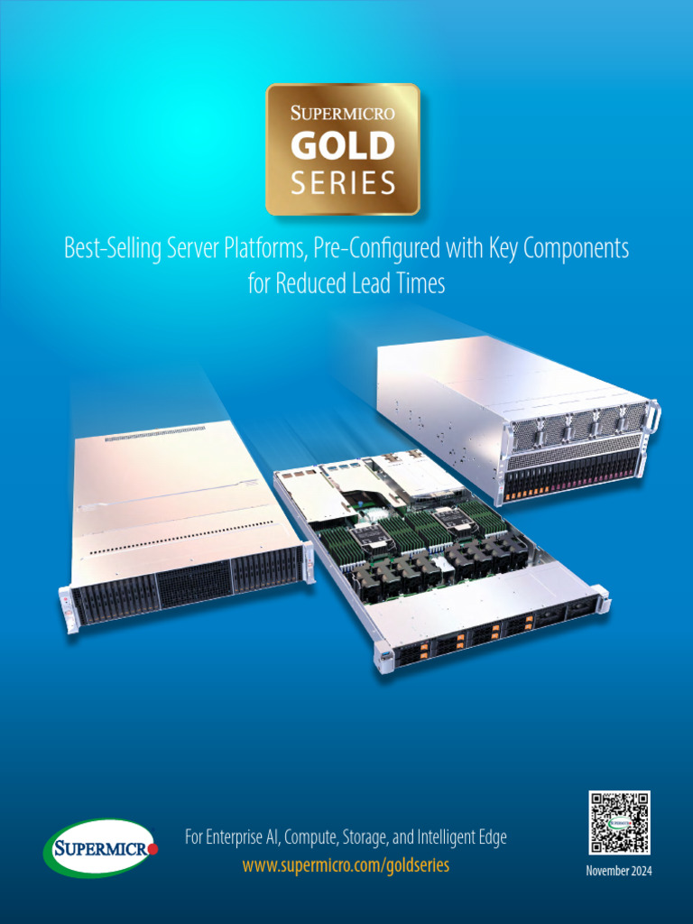 Brochure Supermicro Gold Series | PDF | Solid State Drive | Graphics ...