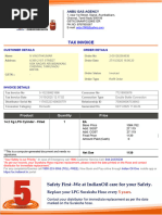 Indane Gas Bill Format and Details | PDF | Invoice | Liquefied ...