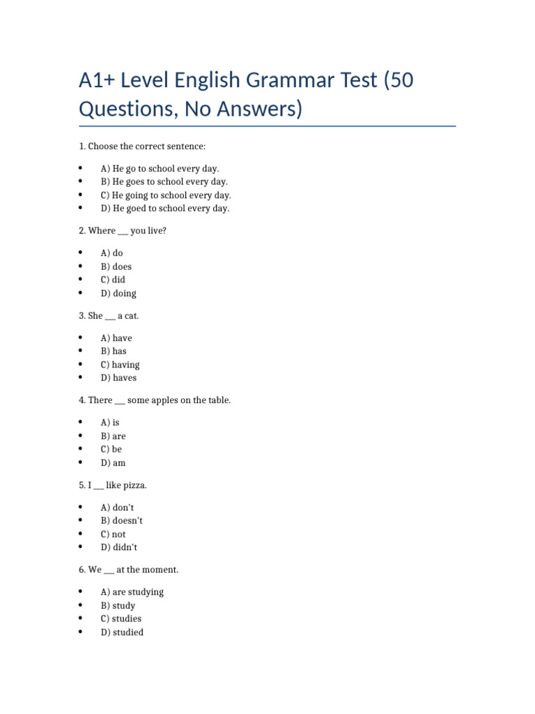 A1 Plus 50 Tests Text Format | PDF | Chess Openings | Chess