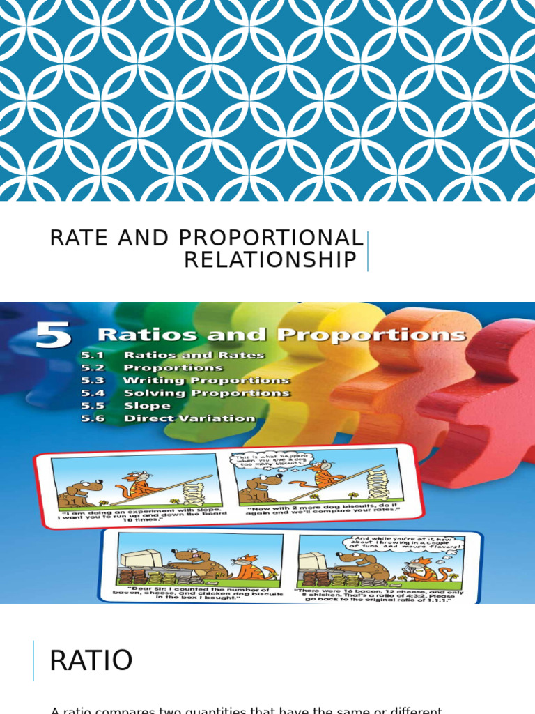 Rate and Proportional Relationship | PDF