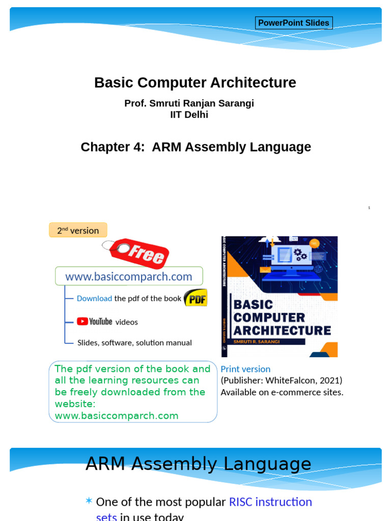 Chapter 04 ARM Assembly | PDF | Computer Programming | Computer ...