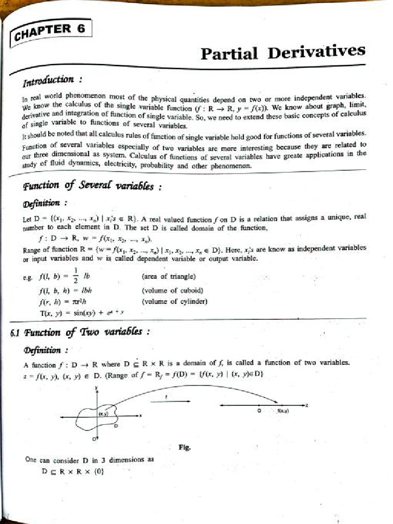 Calculus of Functions of Several Variables | PDF | Function ...