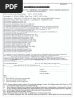 Caste Certificate Format for SC/ST Applicants | PDF | Government Of India