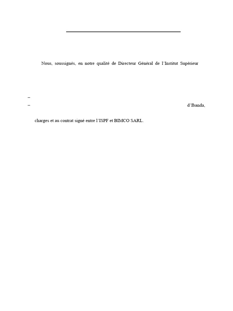 Attestation de Mission Réussie ISPF | PDF