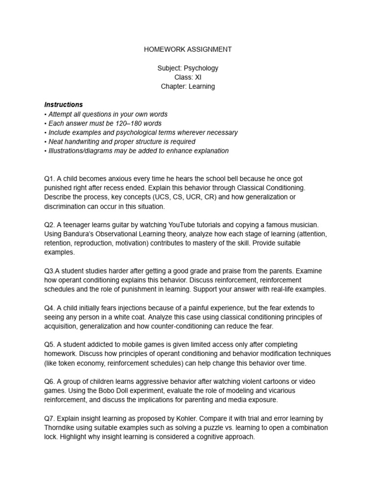 Homework Assignment | PDF | Reinforcement | Learning