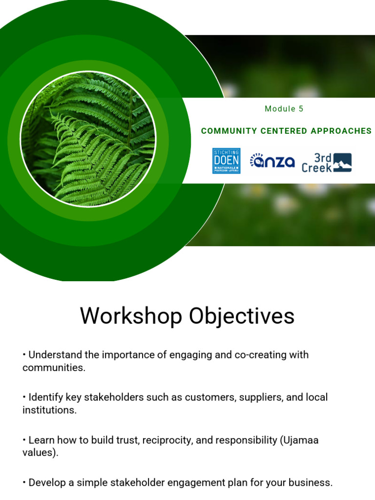 Module 8 Community Centered Approaches | PDF | Supply Chain ...