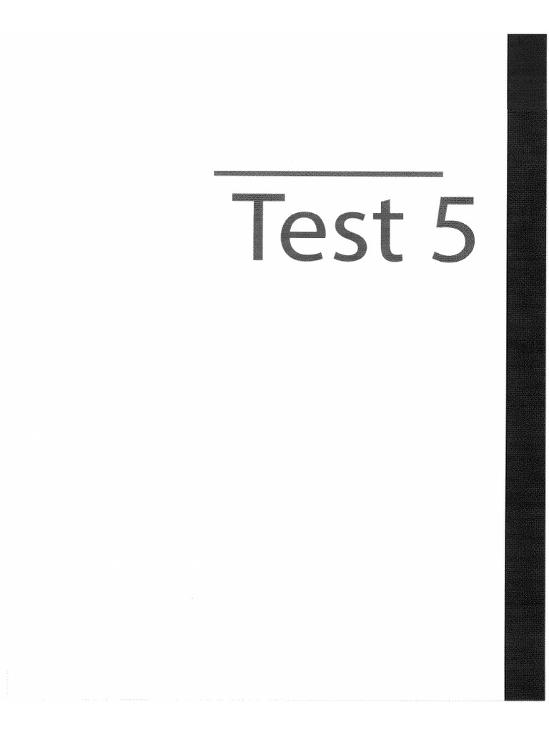 Ies Practice Test Writing 5 | PDF