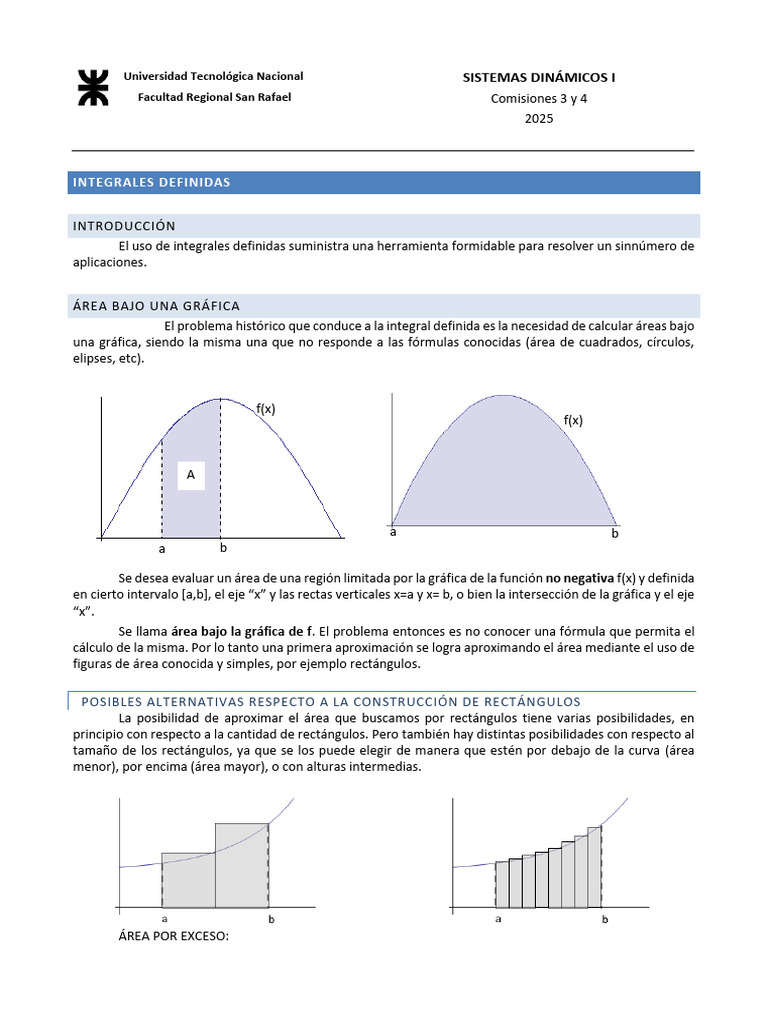 Introducción a las Integrales Definidas | PDF | Integral | Análisis ...