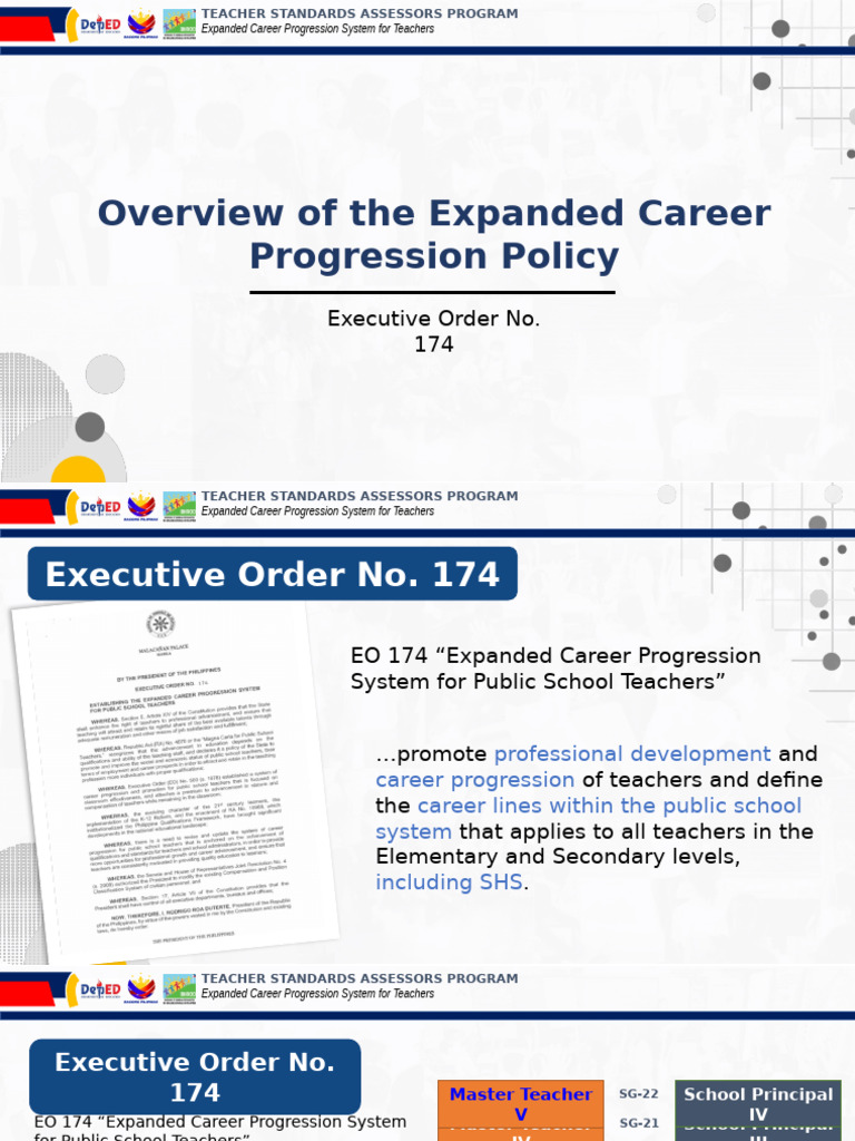 Expanded Career Progression for Teachers | PDF | Teachers | Learning