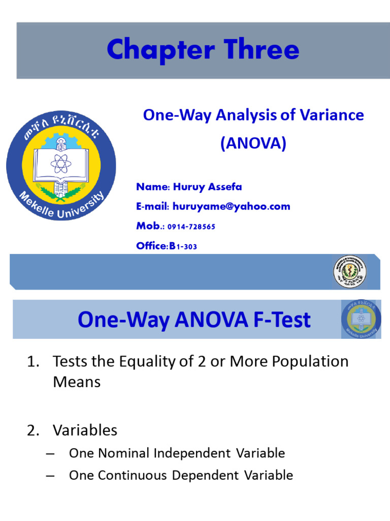 Anova | PDF | Analysis Of Variance | F Test
