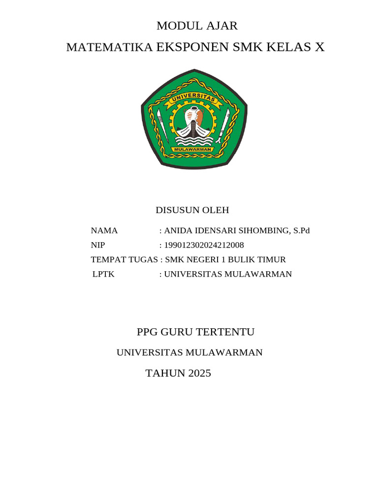 Anida Modul Ajar Fix | PDF