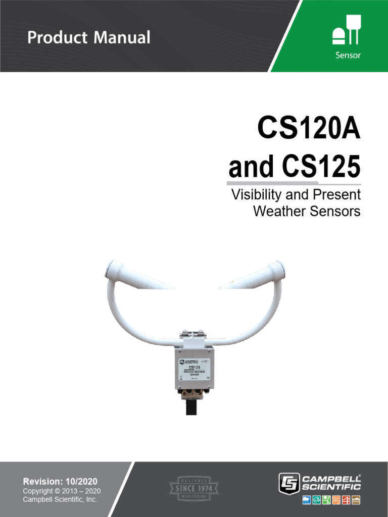 Cs120a - cs125 Ce Document Présentant Pyranometre | PDF | Bit Rate ...