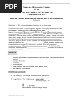Understanding Hyperalimentation (TPN) | PDF | Nutrients | Human Nutrition