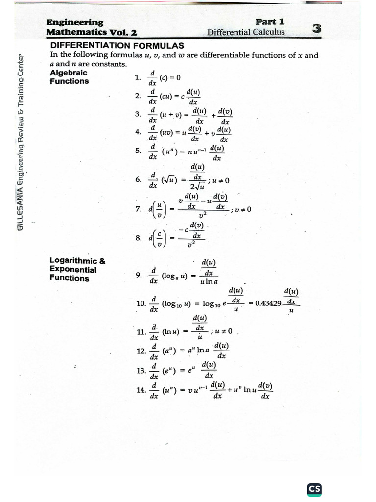 Differential and Integral Calculus | PDF