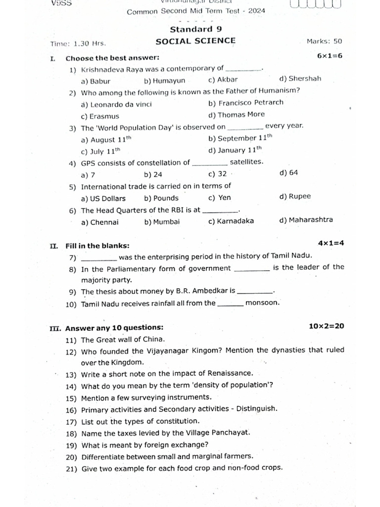 Social 9 TH | PDF