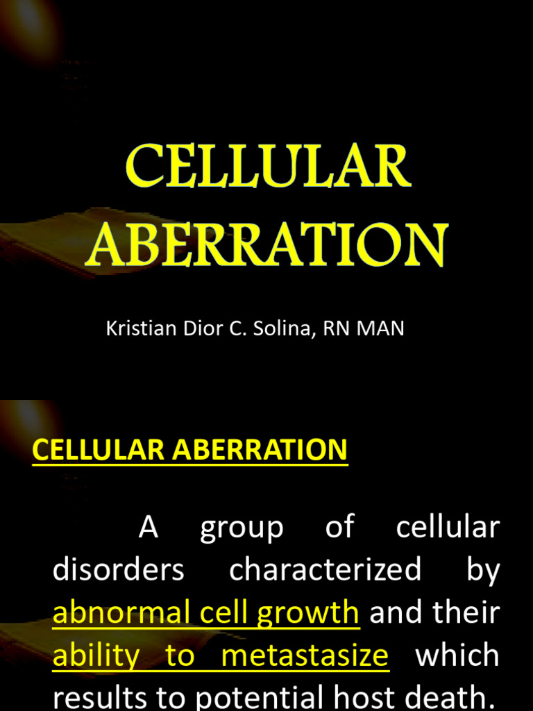 Understanding Cellular Aberration and Cancer | PDF | Metastasis | Neoplasms