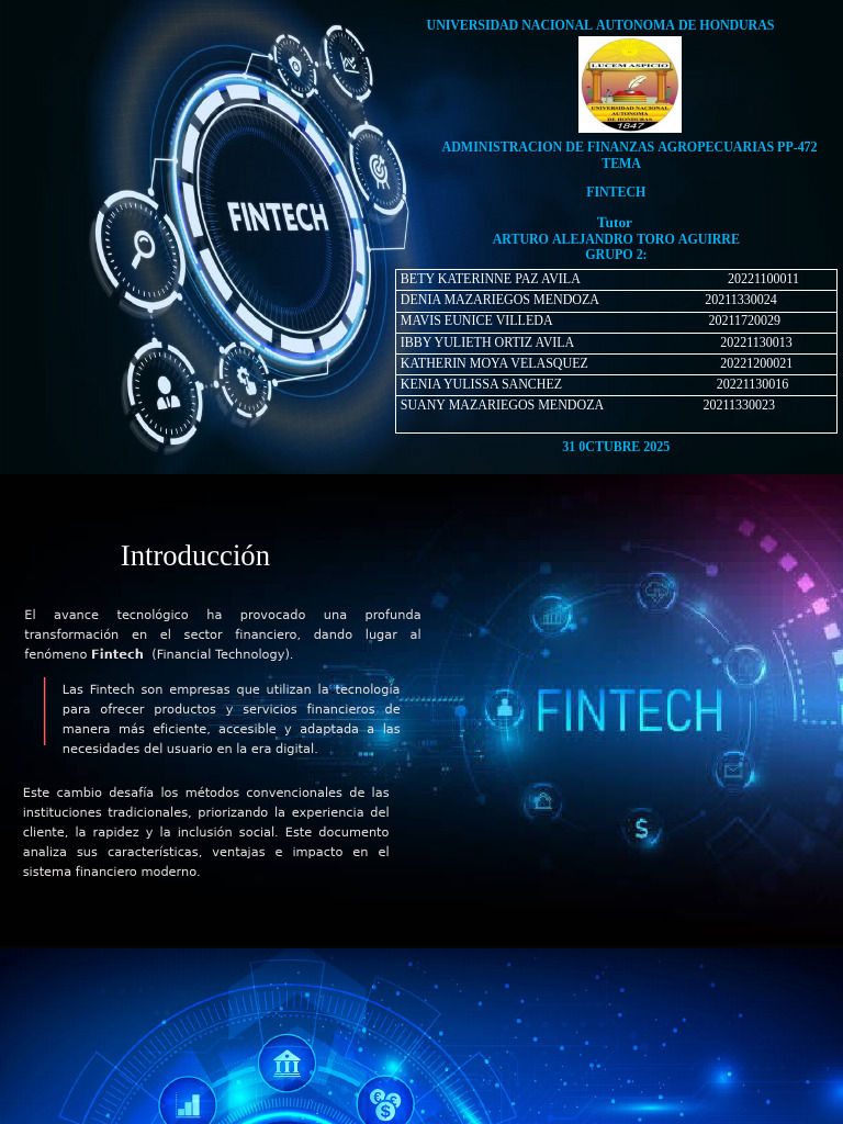 Fintech: Transformación Financiera Moderna | PDF | Tecnología ...