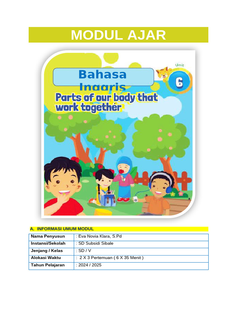 BAB 6 - MA B Inggris Kls 5 (Datadikdasmen.com) | PDF