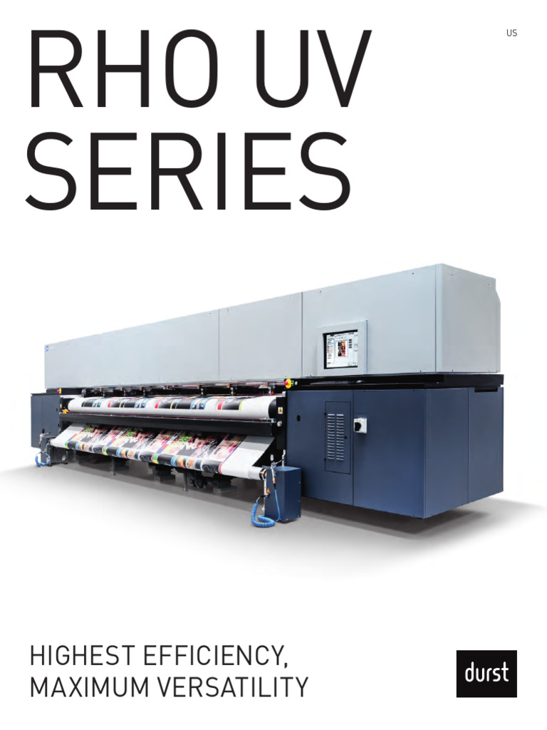 Durst Rho UV Series: Advanced Printing Solutions | PDF | Cyan | Printer ...