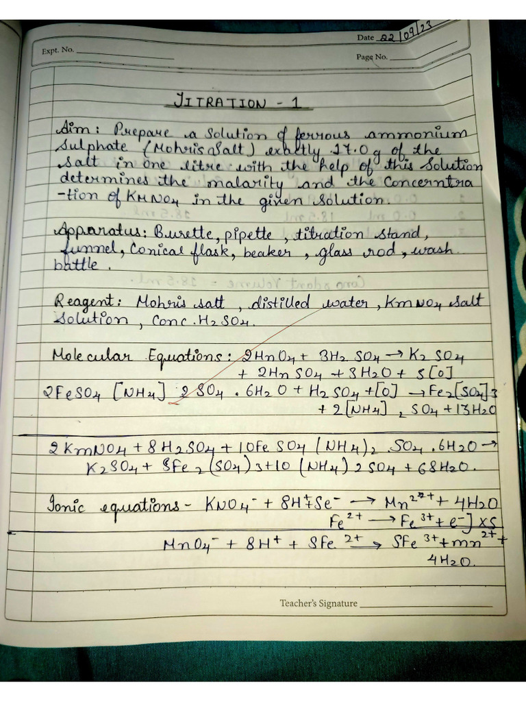 Titration 1+2+3 | PDF