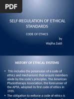 CSP Code of Professional Values | PDF | Physical Therapy | Autonomy