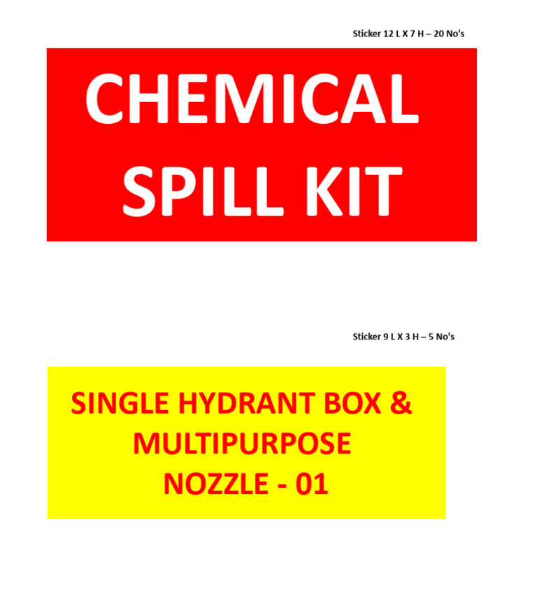 spill kit | PDF