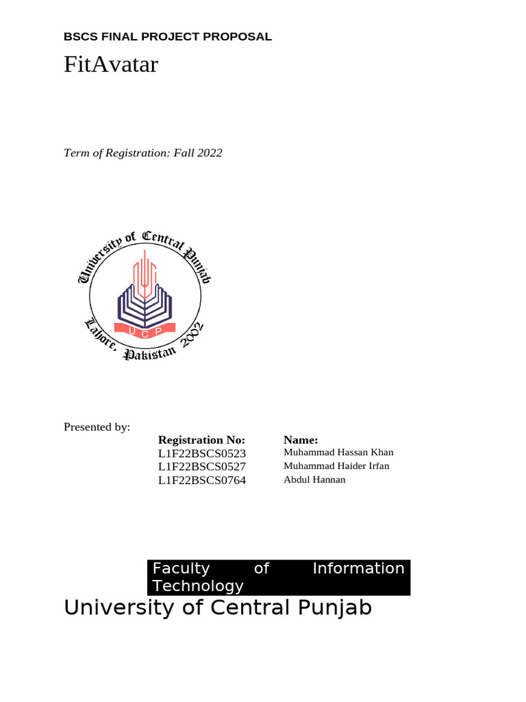 BSCS FINAL PROJECT PROPOSAL-Template 20140816 | PDF | Machine Learning ...