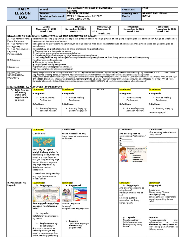 AP4-Q3-WK1-DLL (1) | PDF