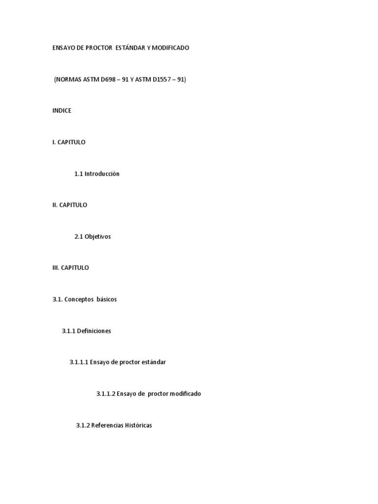 Ensayo de Proctor Estándar y Modificado | PDF | Suelo | Agua