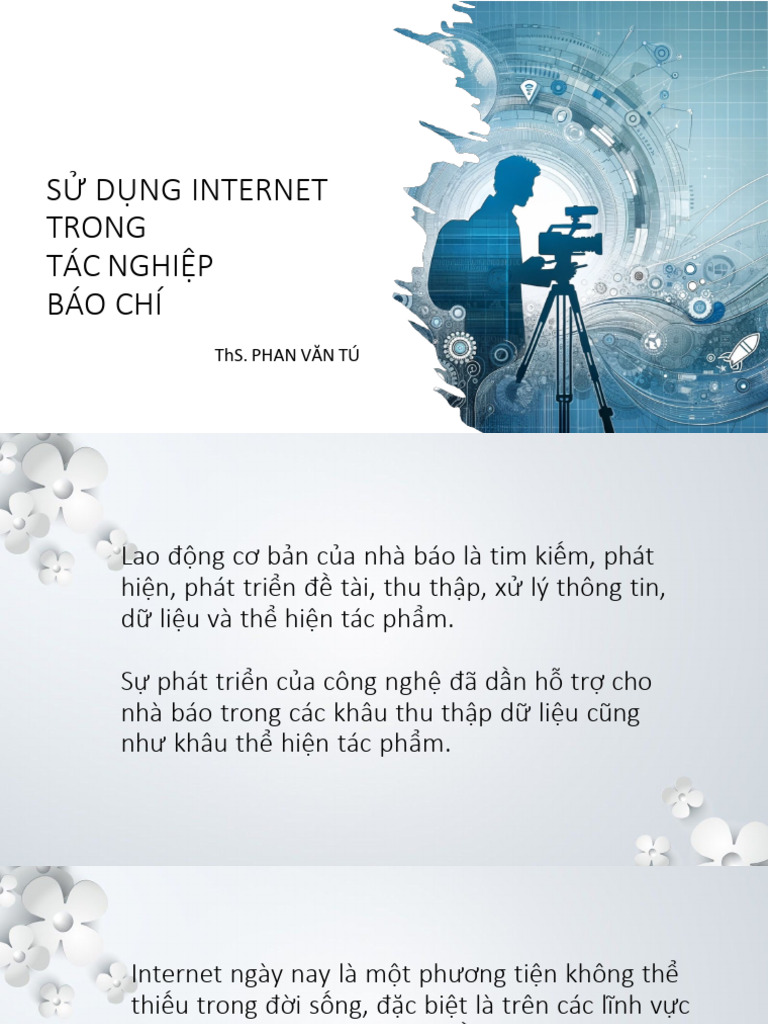 Su Dung Internet Trong Tac Nghiep Bao Chi - Bai 1 Google | PDF