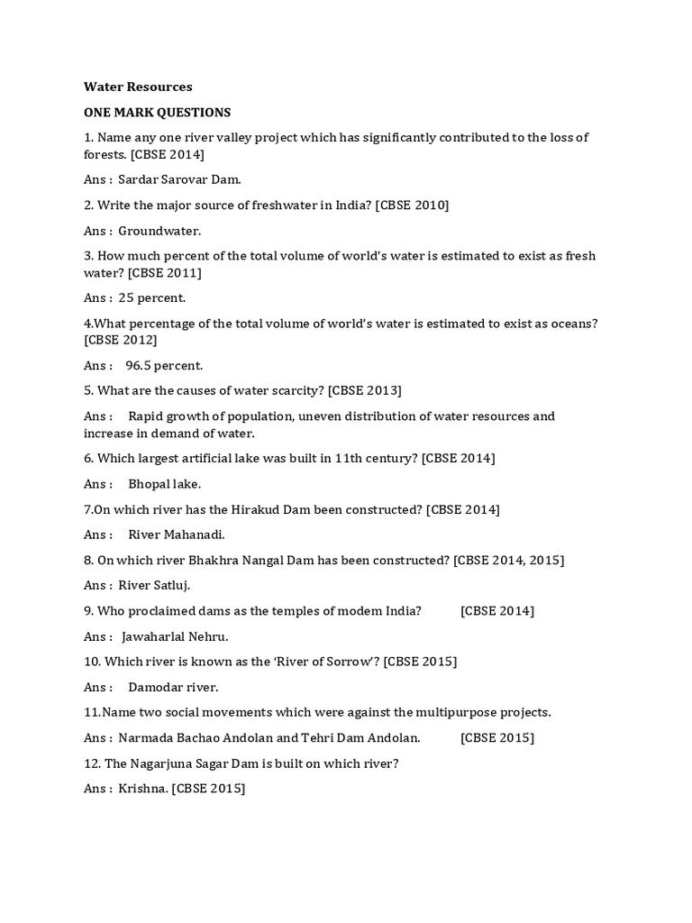 Water Resources and Management in India | PDF | Water | Irrigation