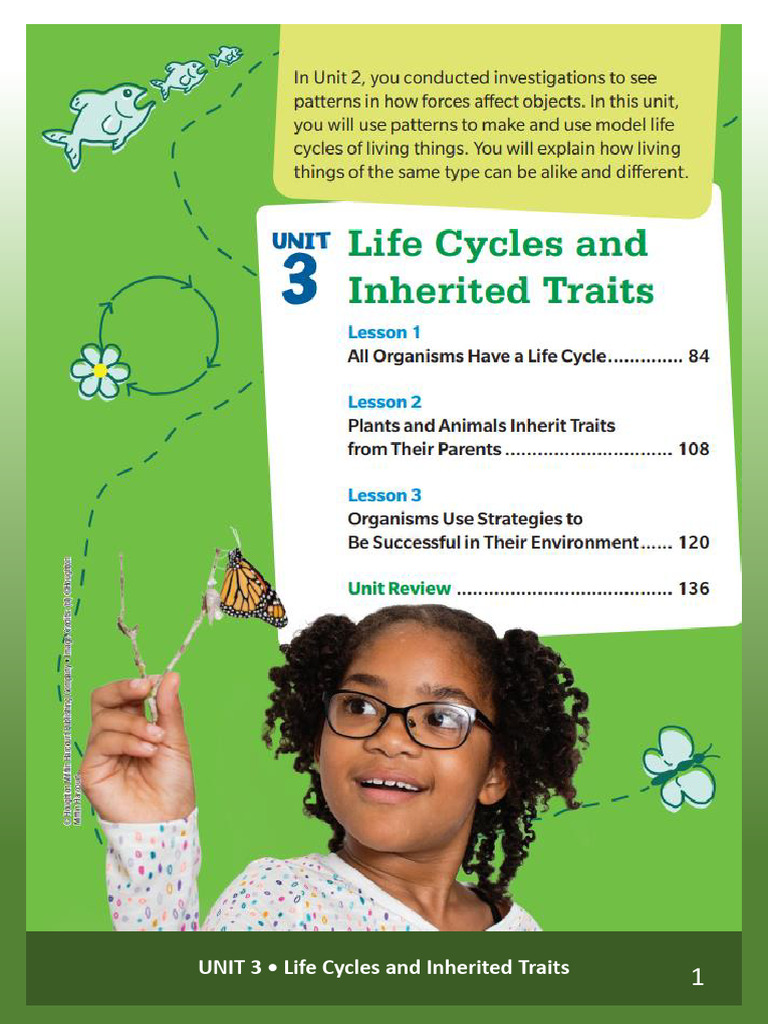 UNIT 3 Life Cycles and Inherited Traits Textbook | PDF | Camouflage ...