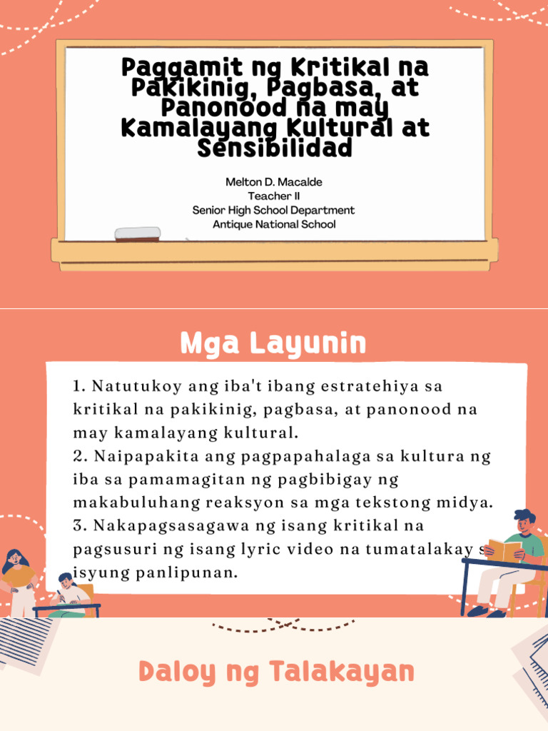 A2 - Kritikal Na Pakikinig Pagbasa at Panonood | PDF