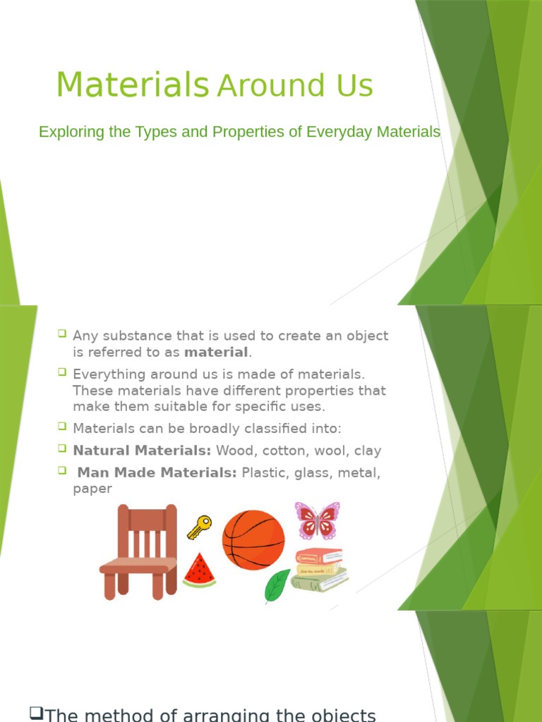 Materials: Around Us | PDF
