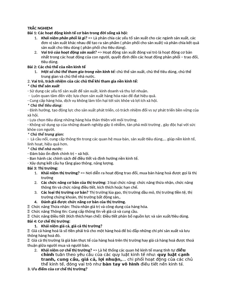 GDKT&PL Gi A Kì 1 | PDF