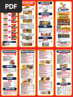 Honchos Menu and Meal Prices 2025 | PDF